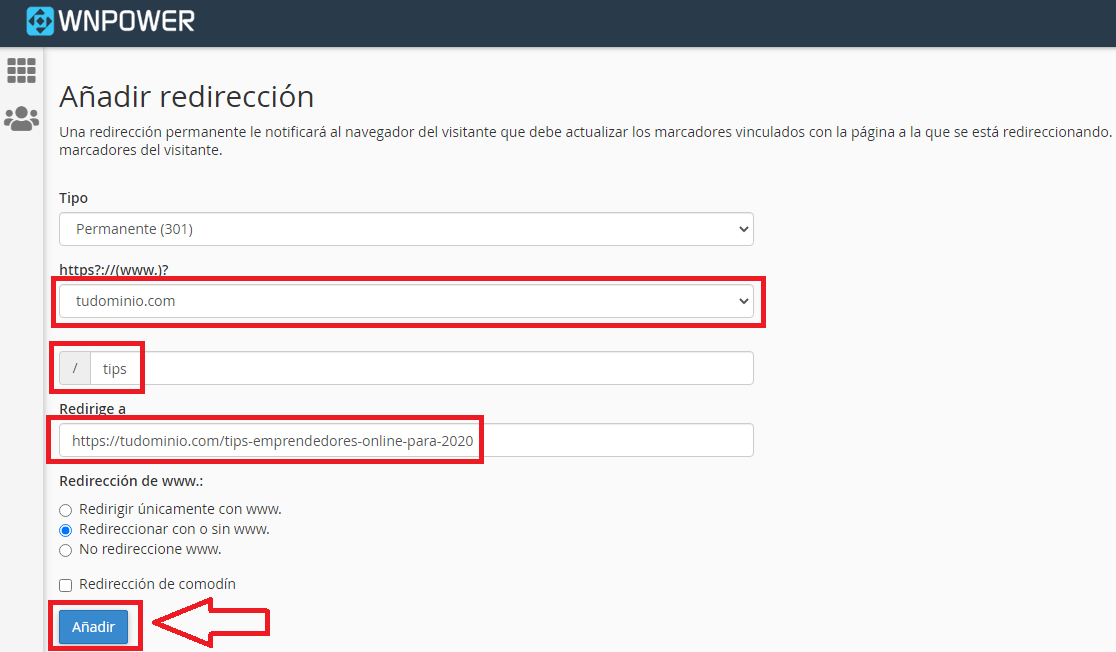Cómo redirigir una URL en WordPress: redirección 301 con htaccess y usando un plugin - WNPower Blog